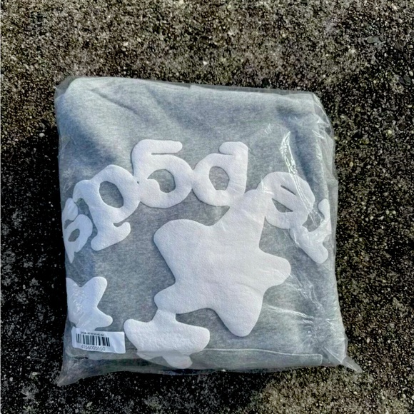 Jackets & Coats | Brand New Spider X Young Thug Sp5der Gray Hoodie Size ...